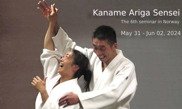 Kaname Ariga Sensei Aikido seminar 2024 - Sentrum Aikido